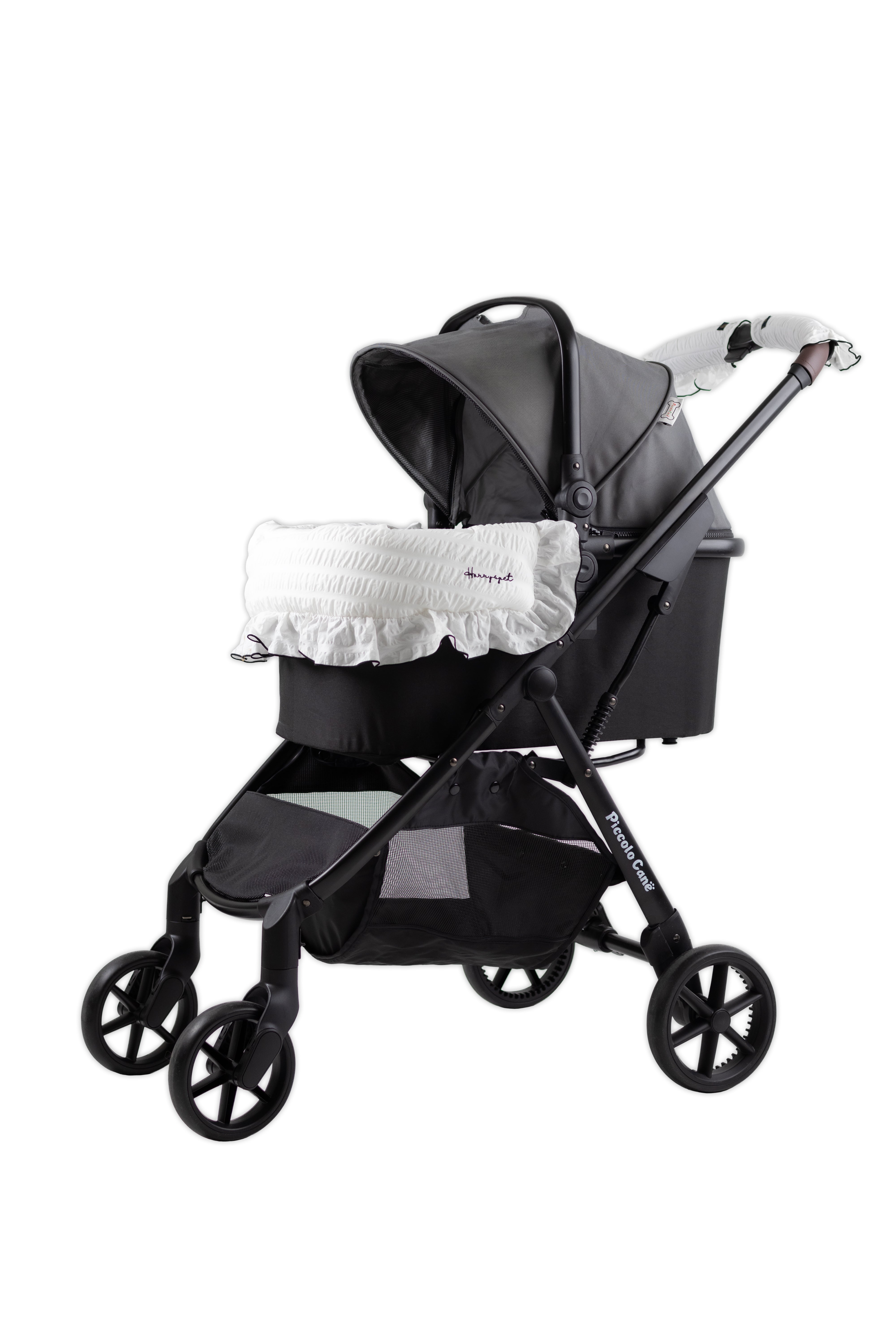 Pet Stroller, ECO - Grey + Margaret the Lace Edition – HARRYSPET Global ...